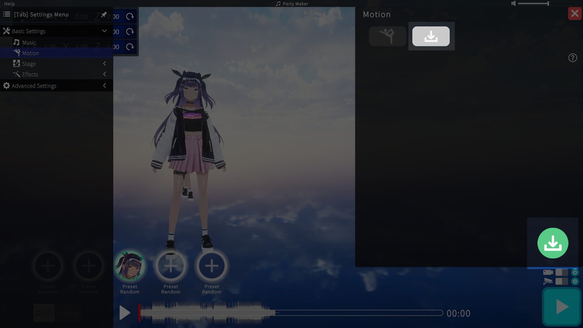 VRM Dance Dream MV 基本操作 | MaruyuApps